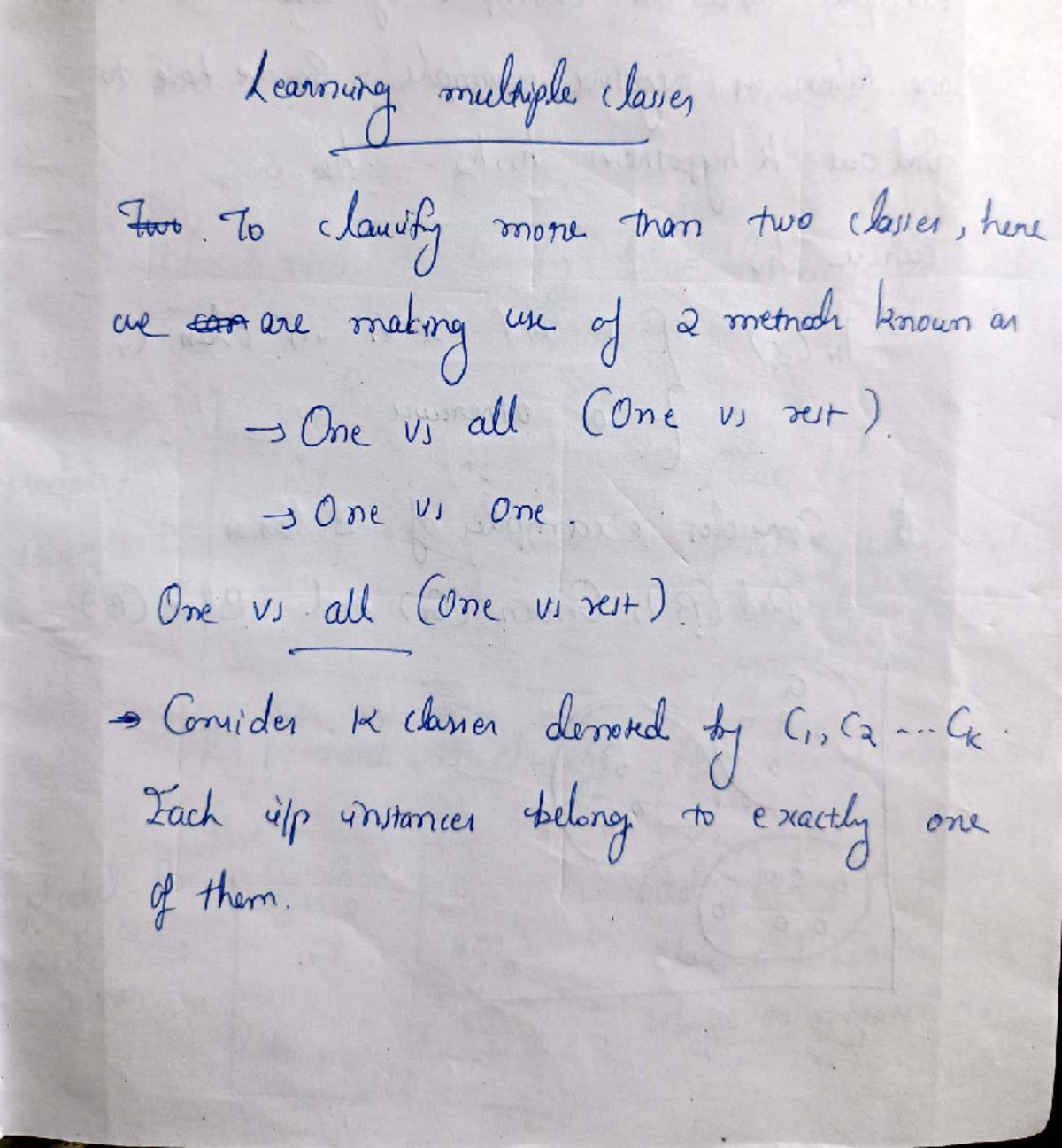 ML 03 - Written Notes on Classification Problems and Models - Studocu