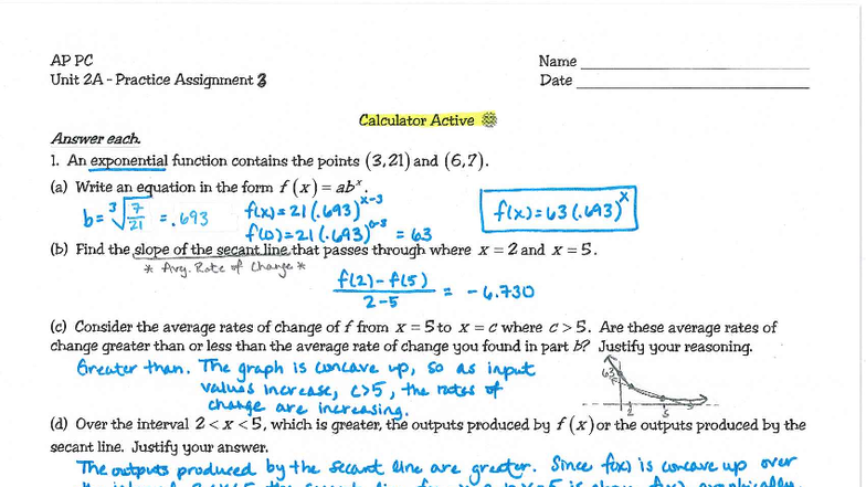 APPC Unit 2A Practice Assignment 3 Answer Key - Studocu
