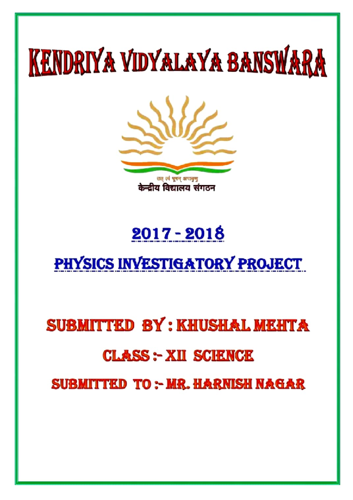 BANSWARA XII Project: Full Wave Bridge Rectifier Construction - Studocu