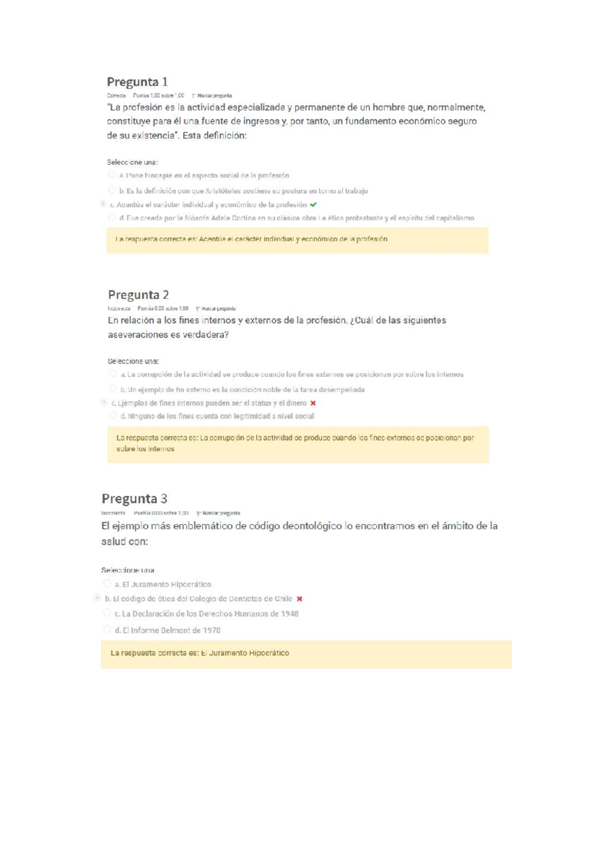 Prueba 1 Ética: Respuestas y Análisis de Preguntas - Studocu