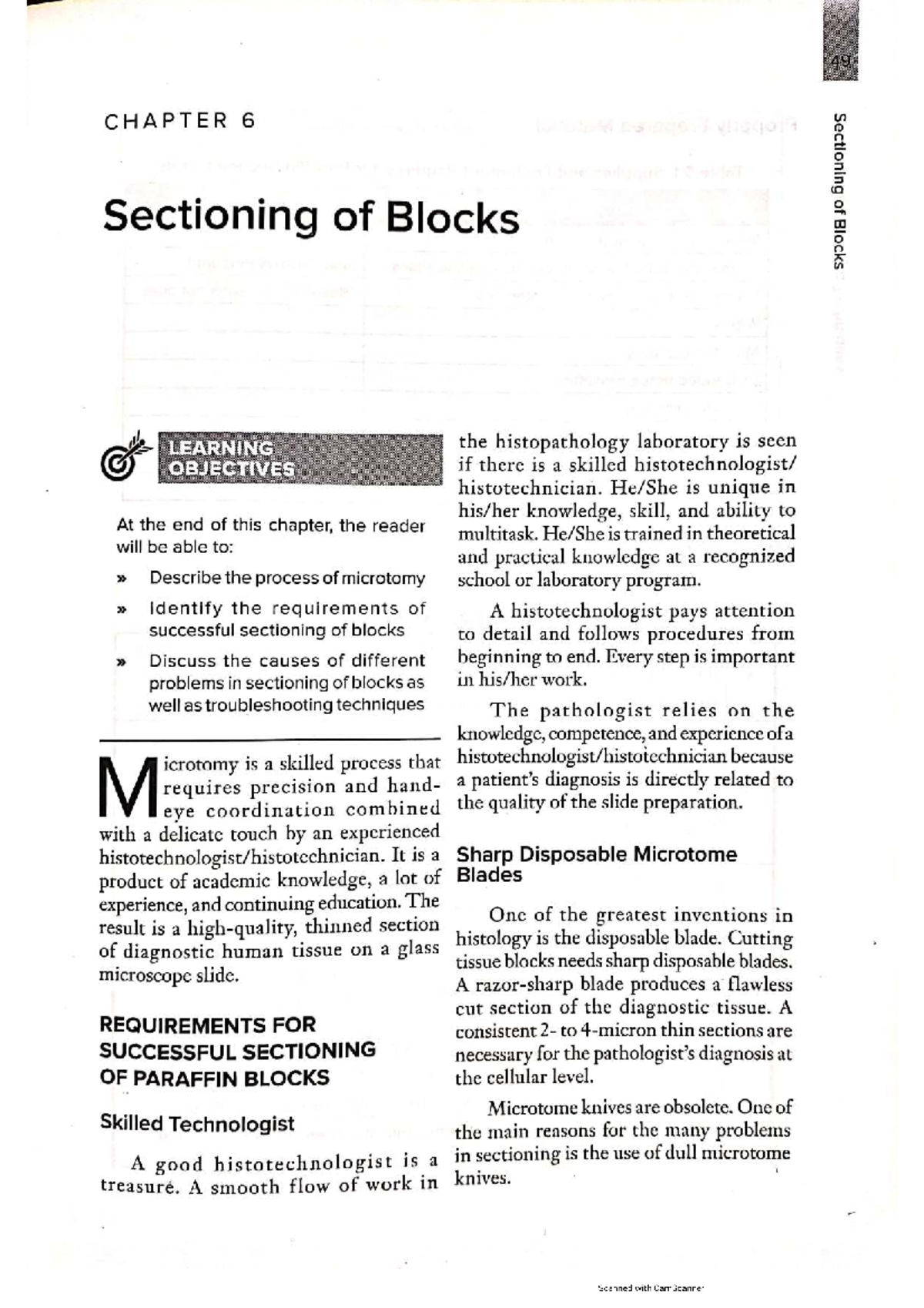 Histopath C&E 6-7 - Sectioning and Staining Techniques Notes - Studocu