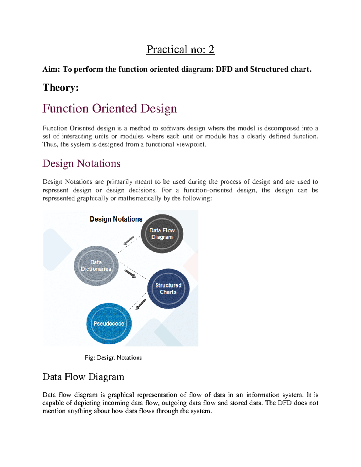 SE-pr-2 - Software engineering assignment - Practical no: 2 Aim: To perform the function ...