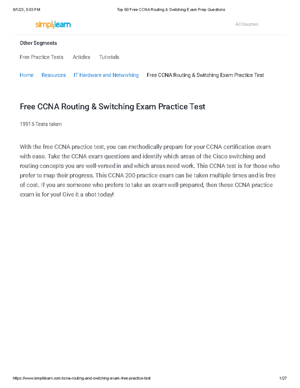 6.4.1 Packet Tracer - Configuring EtherChannel for Switch Links - Studocu