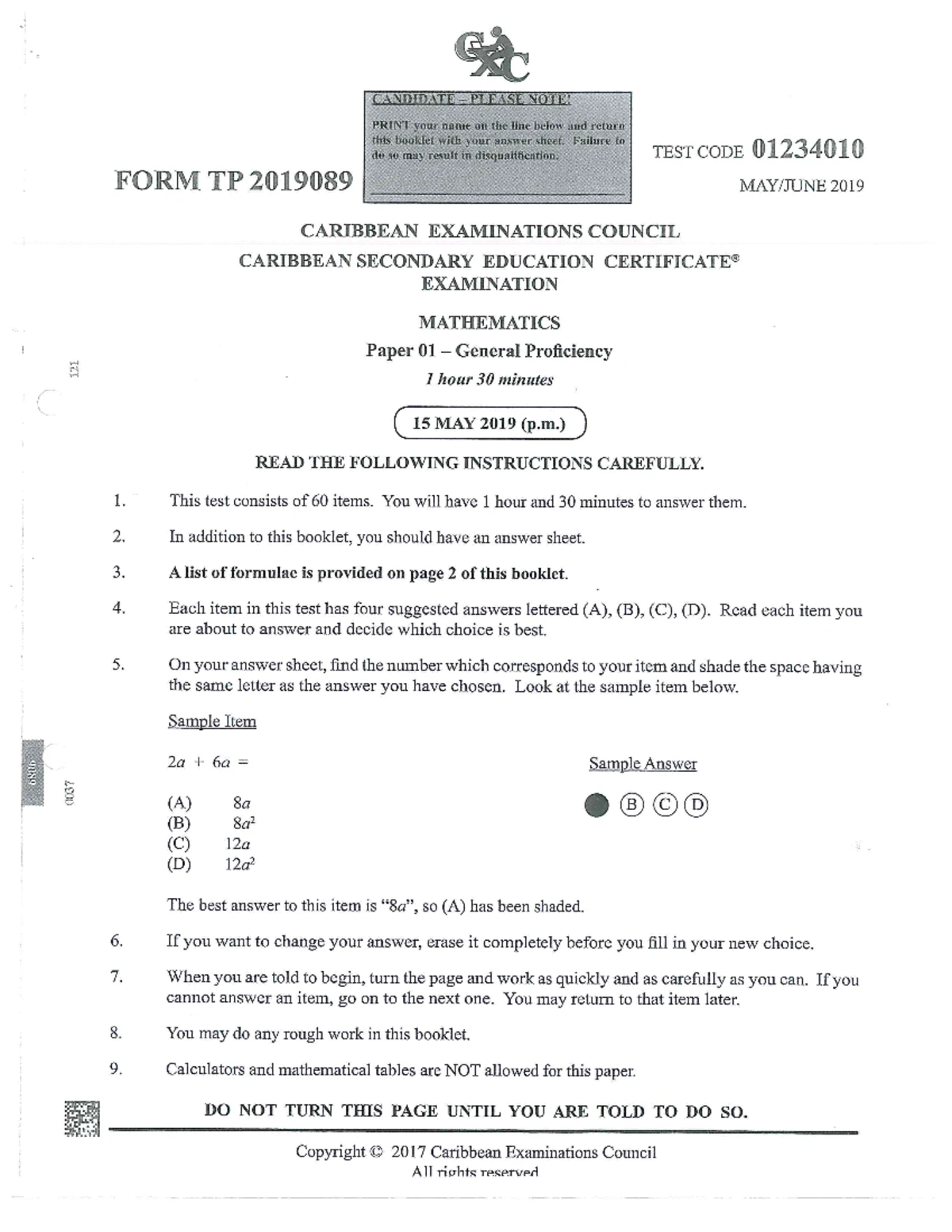 Add Math P1 2020 - Solution - Mathematics - Studocu