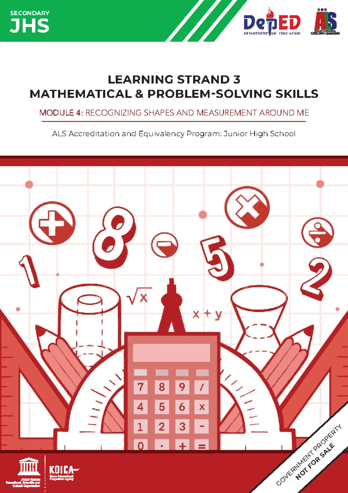 ALS LS3 MATH M04: Recognizing Shapes & Measurements Around Me - Studocu
