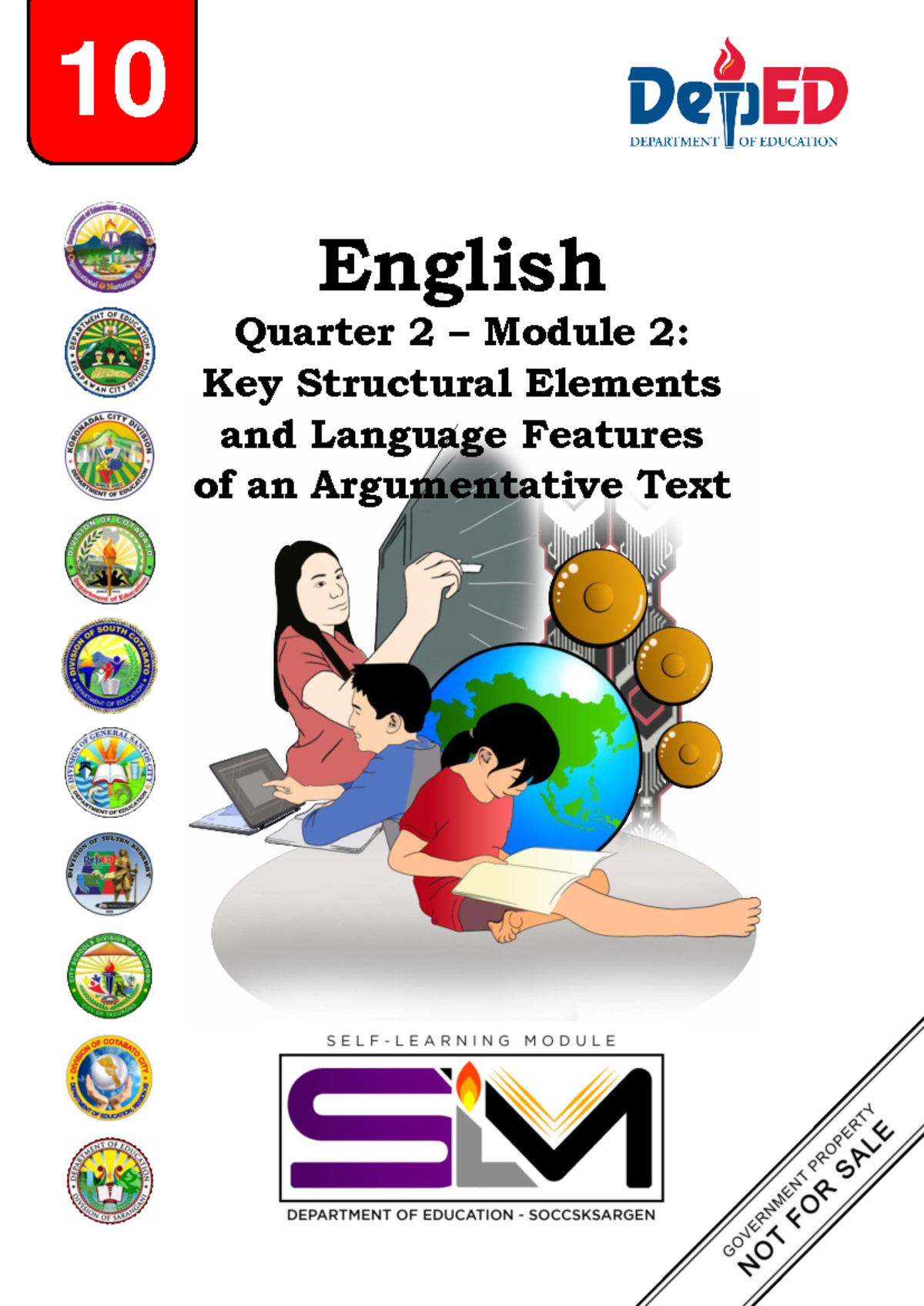 English 10 Q2 M2: Key Elements & Language Features of Argumentative ...