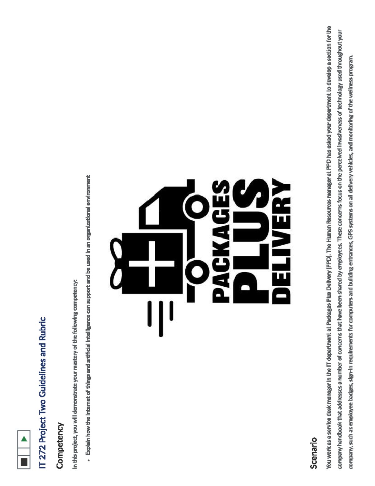 IT 272 Project Two: Handbook Section on IoT & AI at PPD Guidelines ...