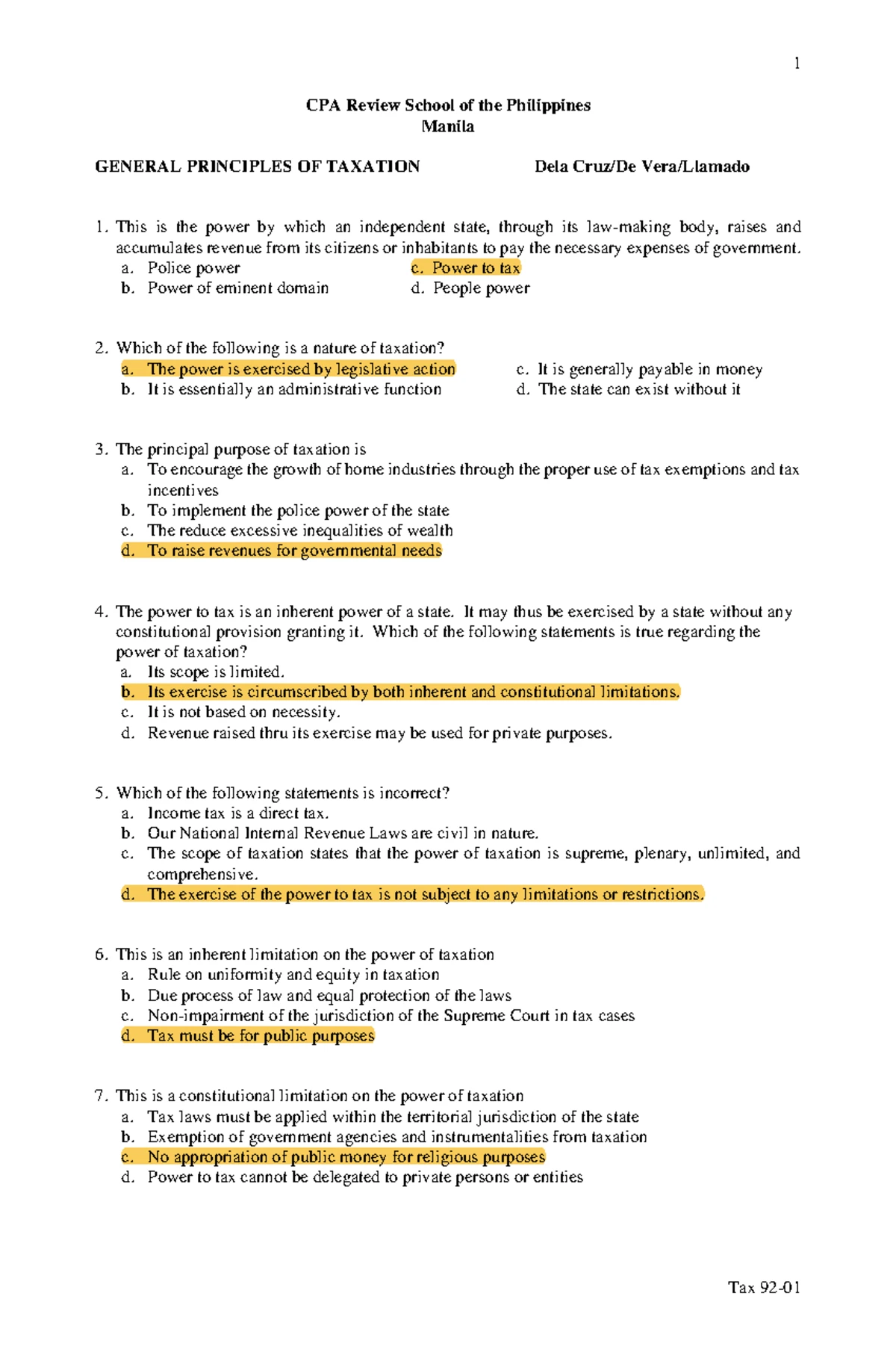 RESA 47 CPALE FAR First Pre-Board Exam Answer Key - May 2024 - Studocu