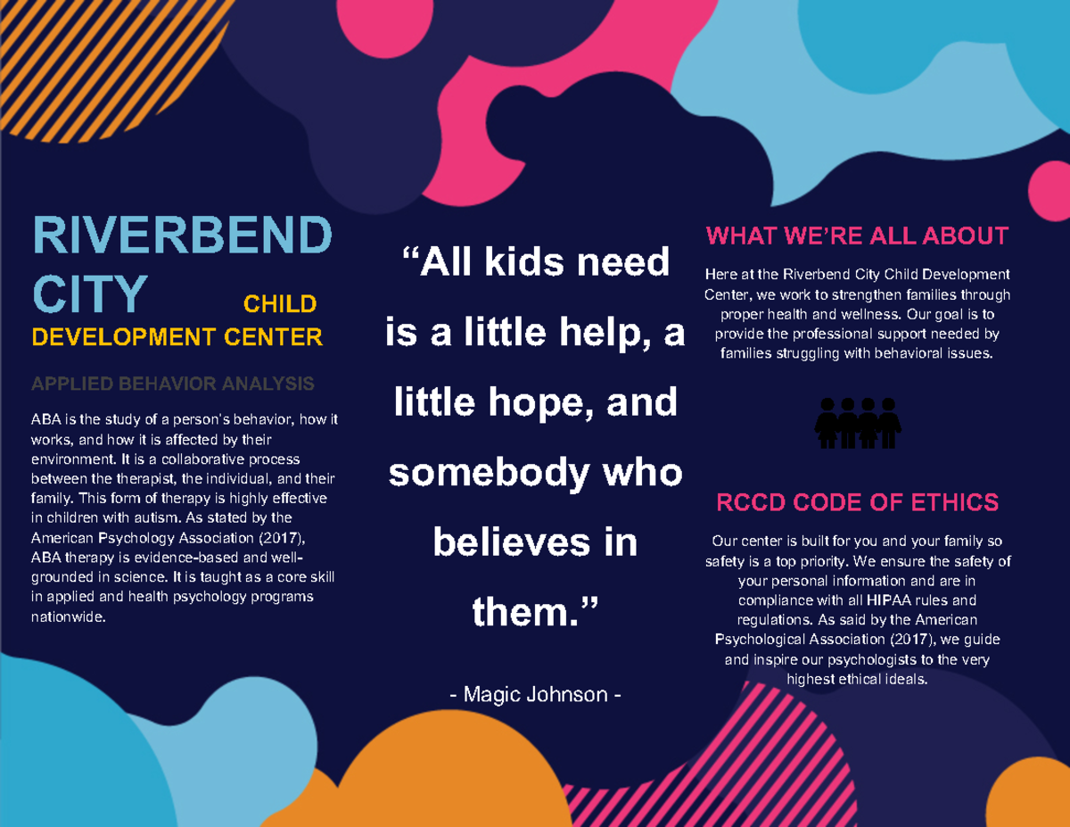 Riverbend City Child Development Center: ABA Therapy Benefits Brochure ...