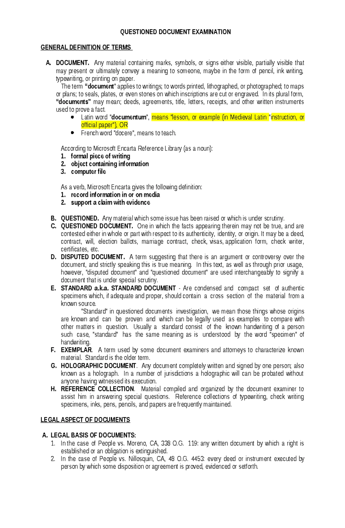 PNP Operational Manual for August Takers: Law Enforcement Overview ...