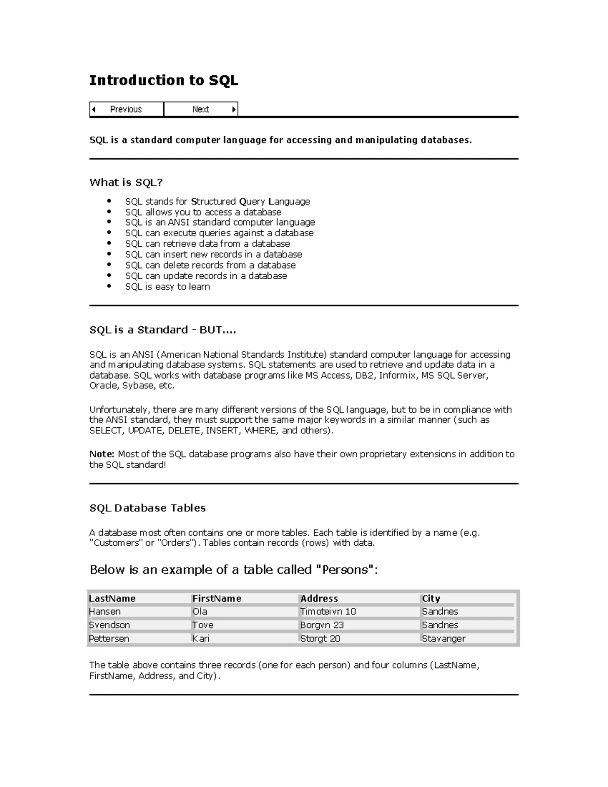 Delphi IT Summary: Databases Fundamentals with Mr. Long - Studocu