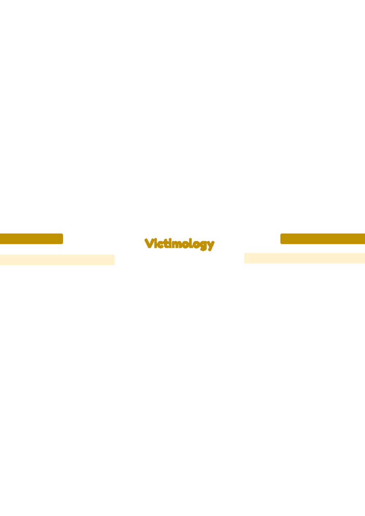 Victimology Overview: Key Concepts and Perspectives (SMV) - Studocu