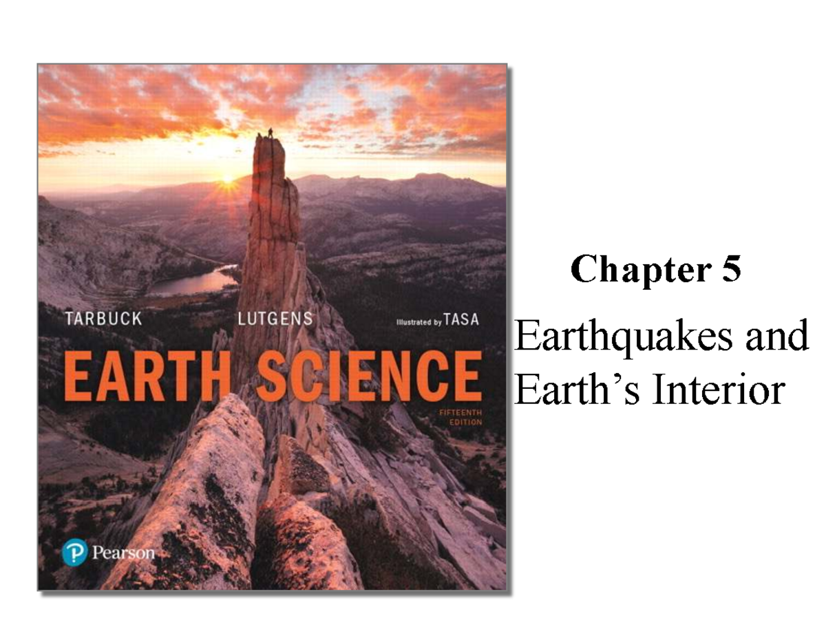 Chapter 5: Earthquakes and Seismology (ESSE 1012 Week 8B) - Studocu