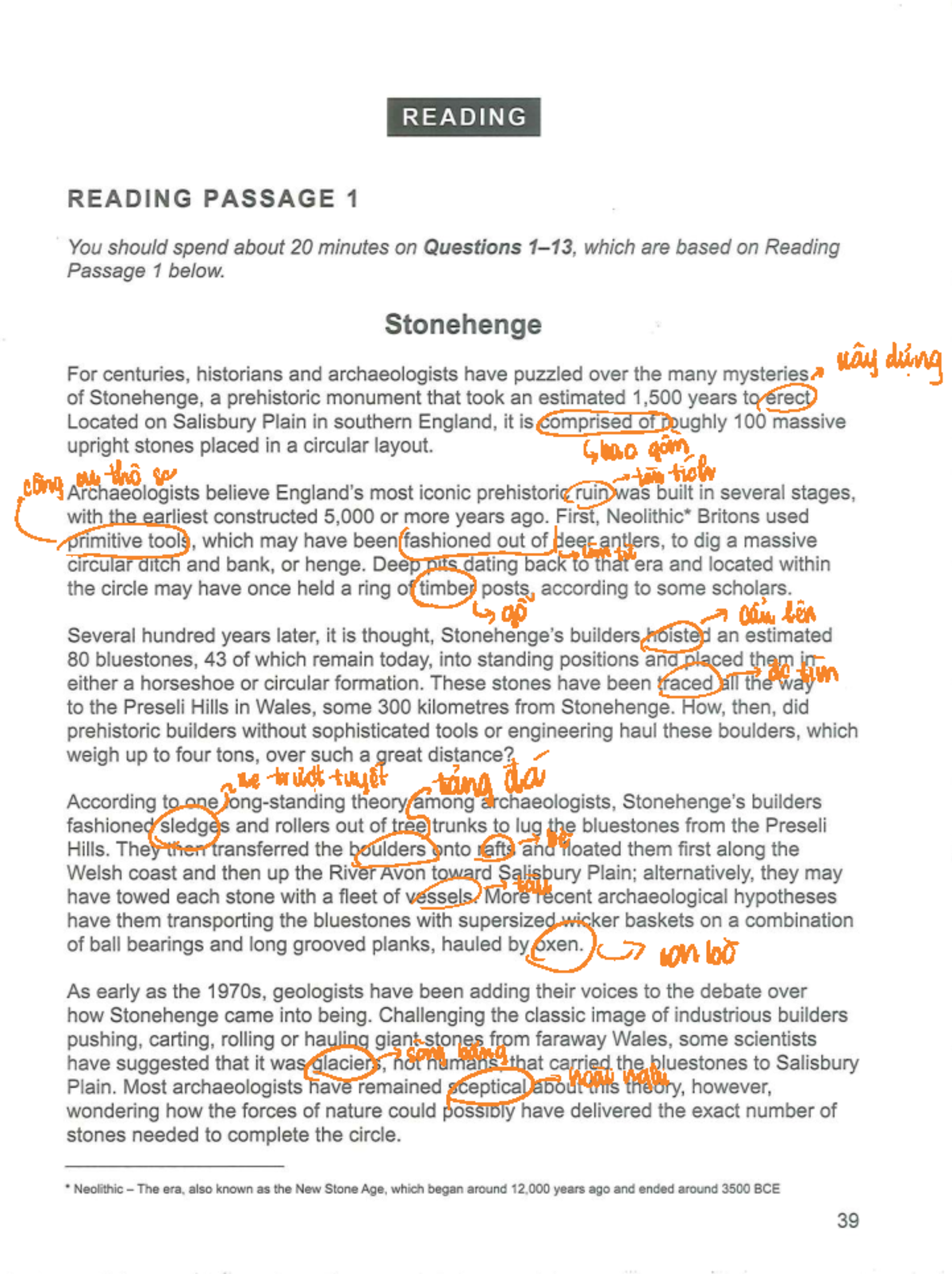 Cam 18 read 2.1 sửa 3 - english - Ngôn Ngữ Anh - way dring O 6 - bad ...