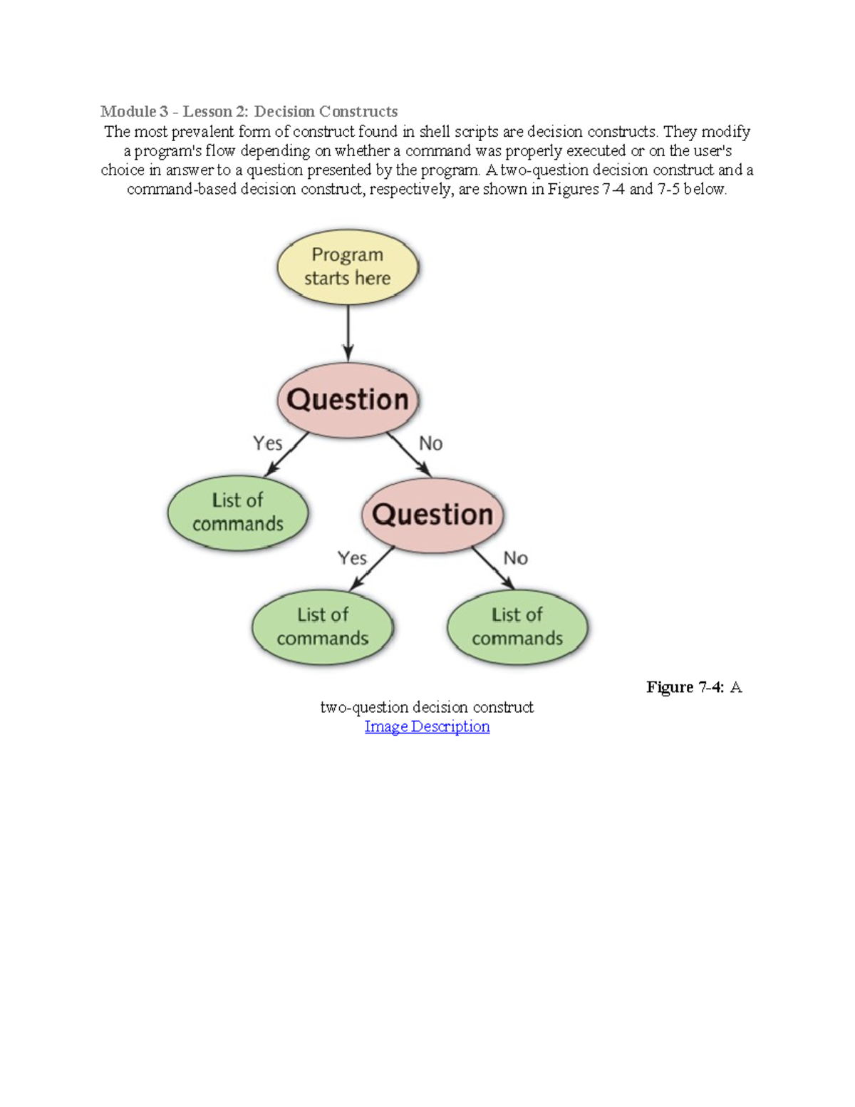 M3L2 - Week 3 of Learning OS - Module 3 - Lesson 2: Decision Constructs ...