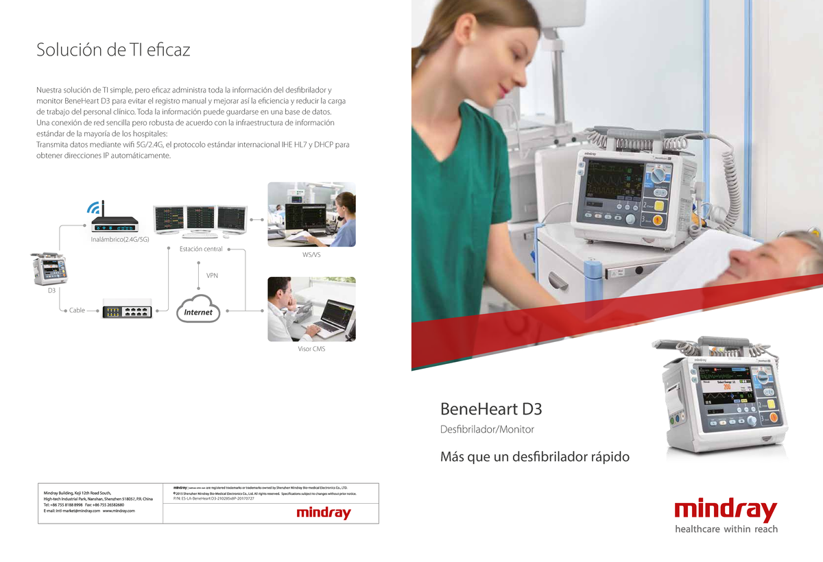 Desfibrilador Bene Heart D3 - Nuestra solución de TI simple, pero ...