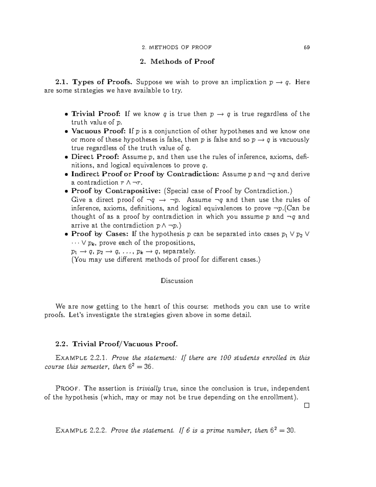 Methods of Proof: Understanding Strategies in Mathematical Reasoning ...
