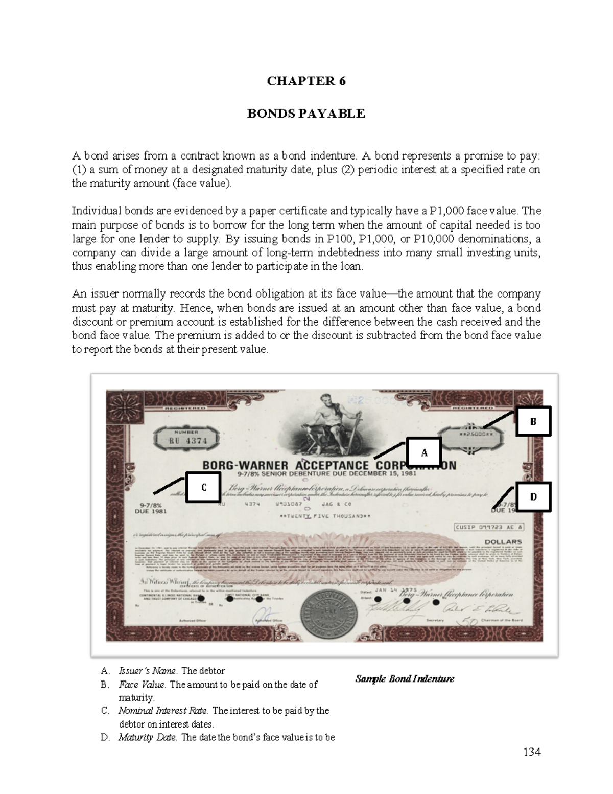 Chapter 1 Bonds Payable - INTERMEDIATE ACCOUNTING FOR BSA - CHAPTER 6 ...