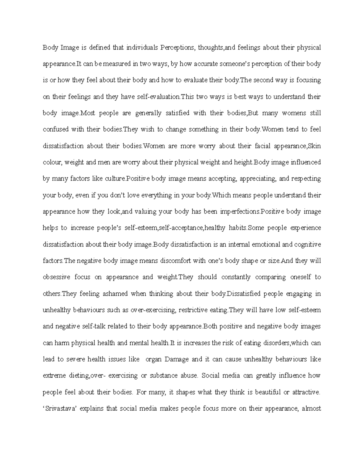 DOC-20241212-WA0014: Understanding Body Image and Its Impact on Self ...