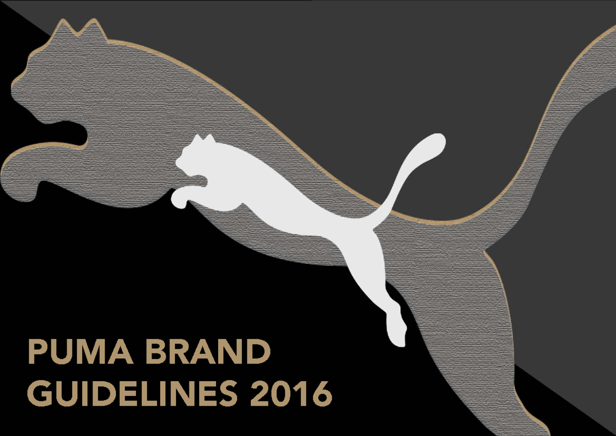 PUMA Brand Guidelines 2016: Identity, Logo, and Strategy Overview - Studocu
