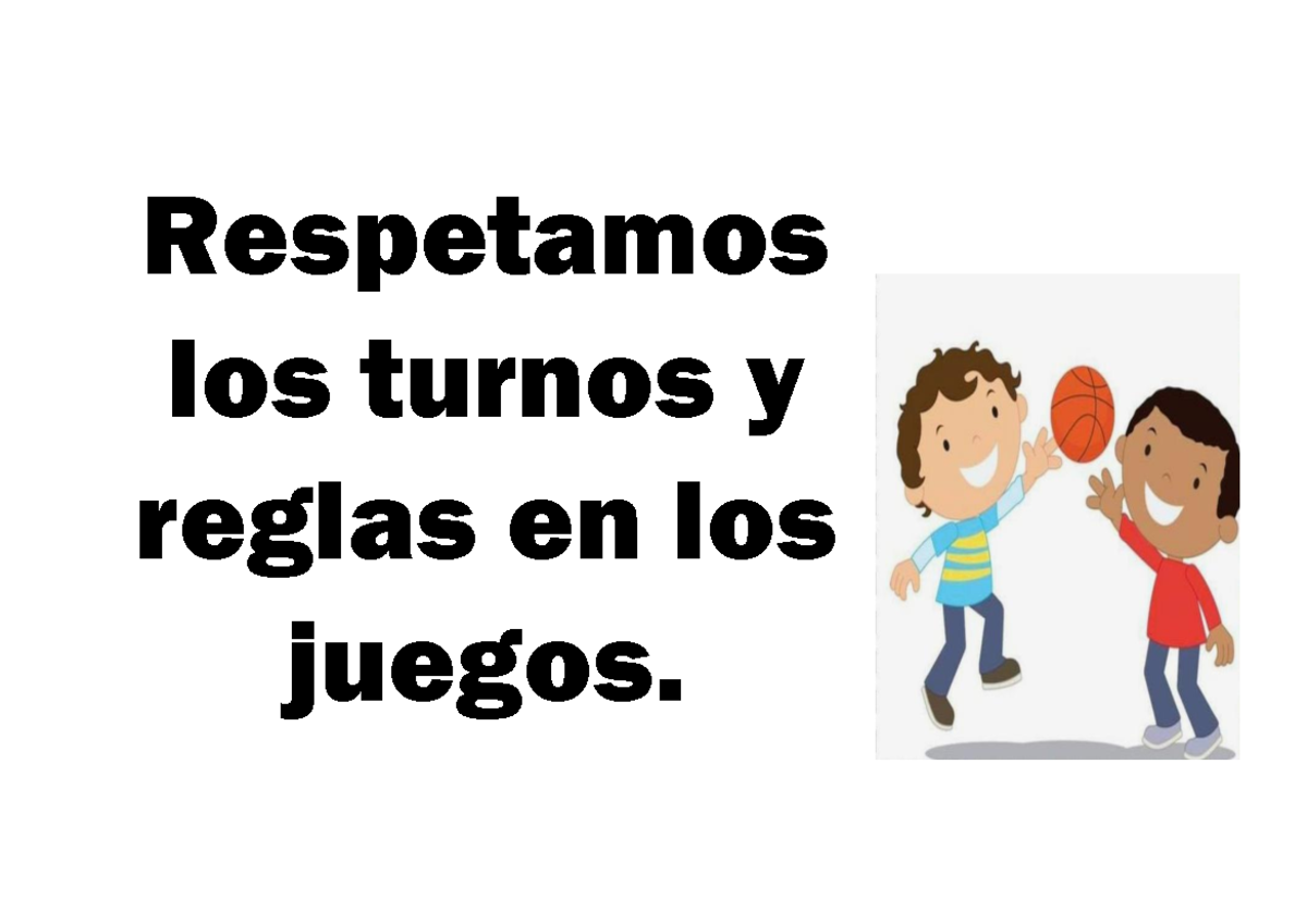 Normas DE Convivencia - GCYJ - Tutoria - Respetamos los turnos y reglas ...