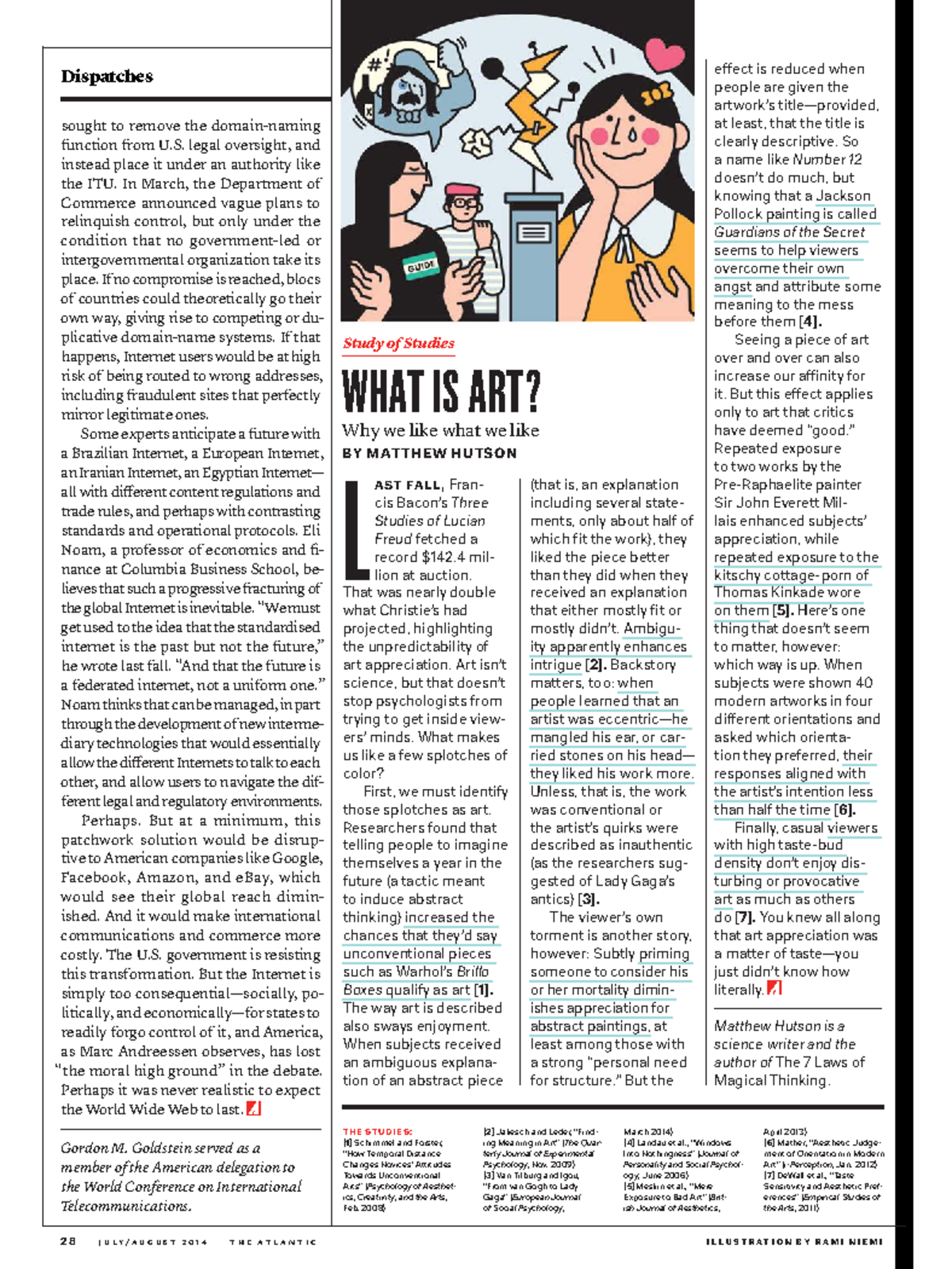 WHAT IS ART? Insights from Psychology and Aesthetics - GNE 01 - Studocu