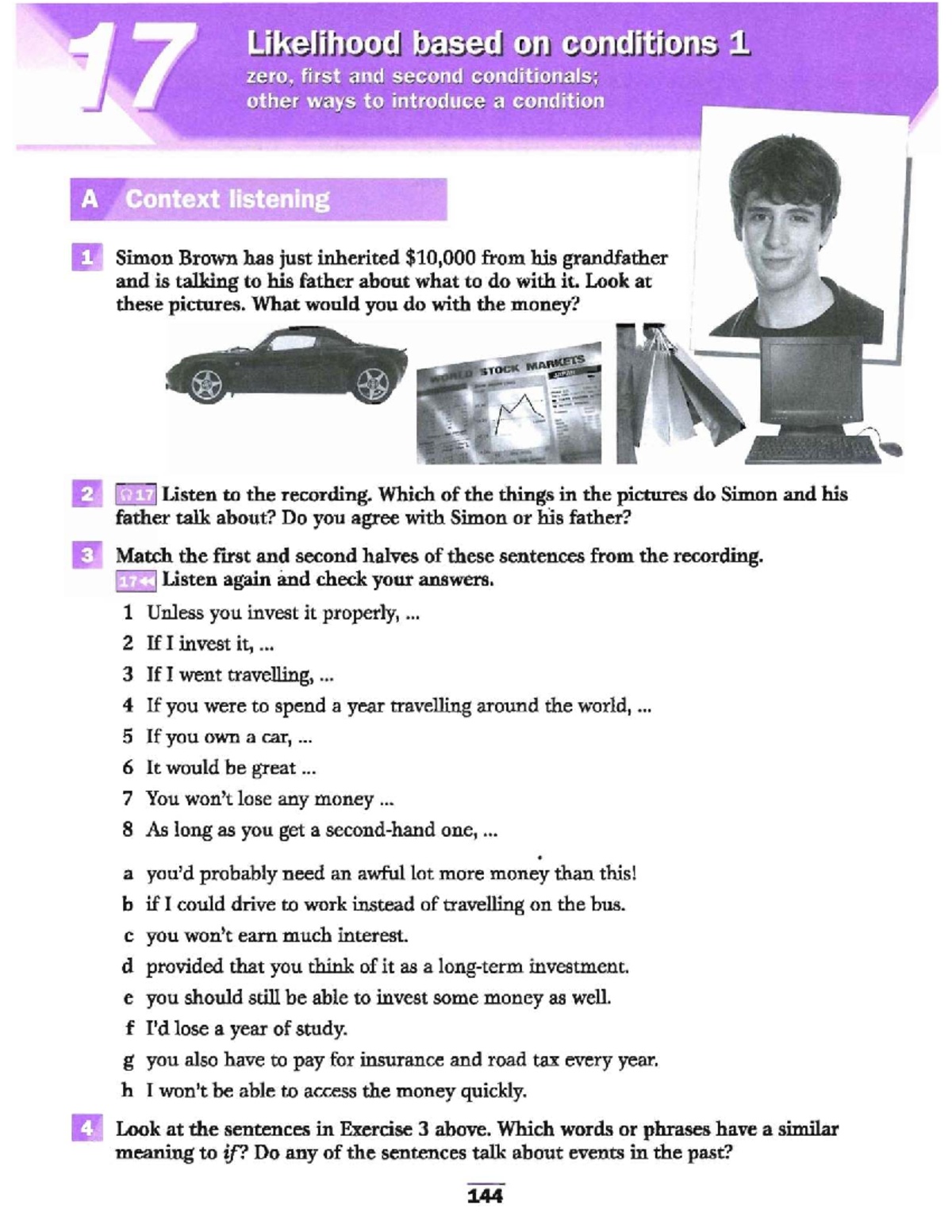 Conditionals Grammar Notes for Course ENG101: Understanding Likelihood ...
