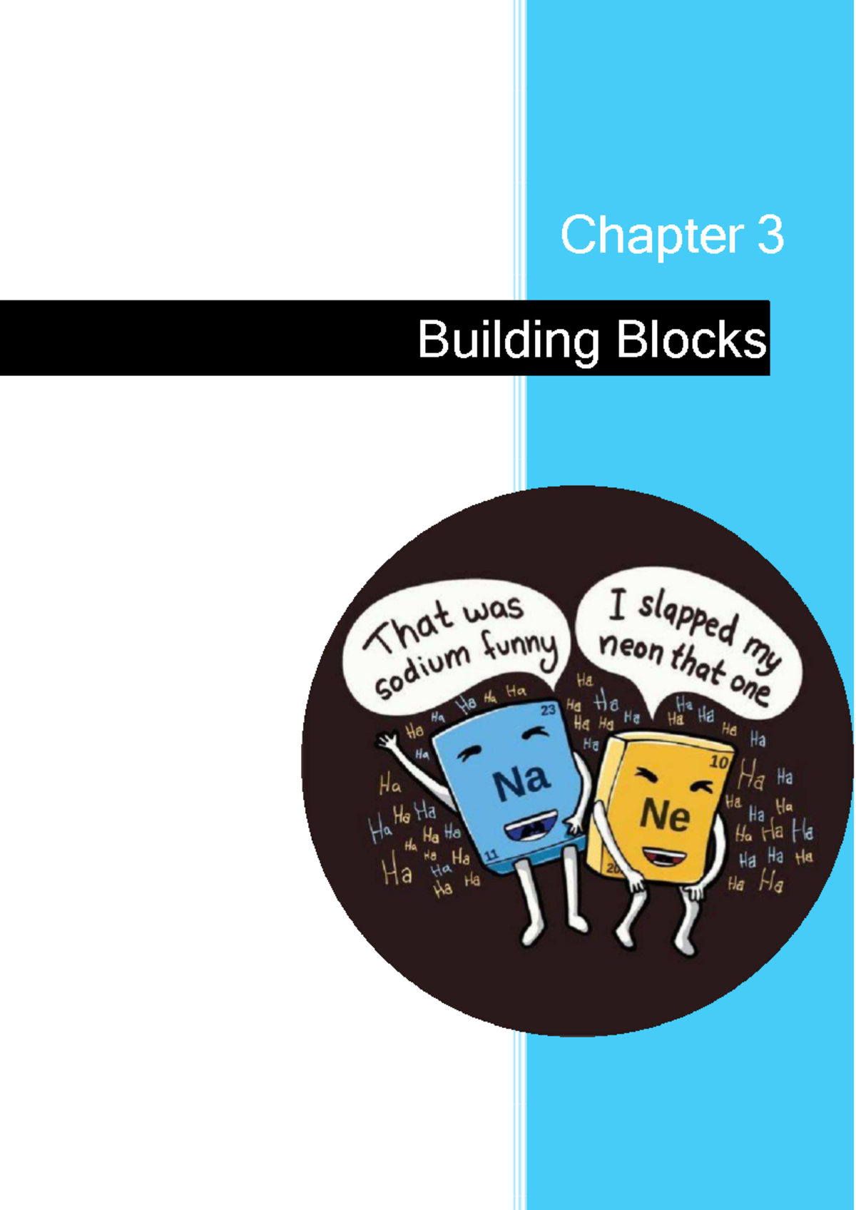 Chapter 3: Building Blocks of Atoms and Molecules (Chem 101) - Studeersnel