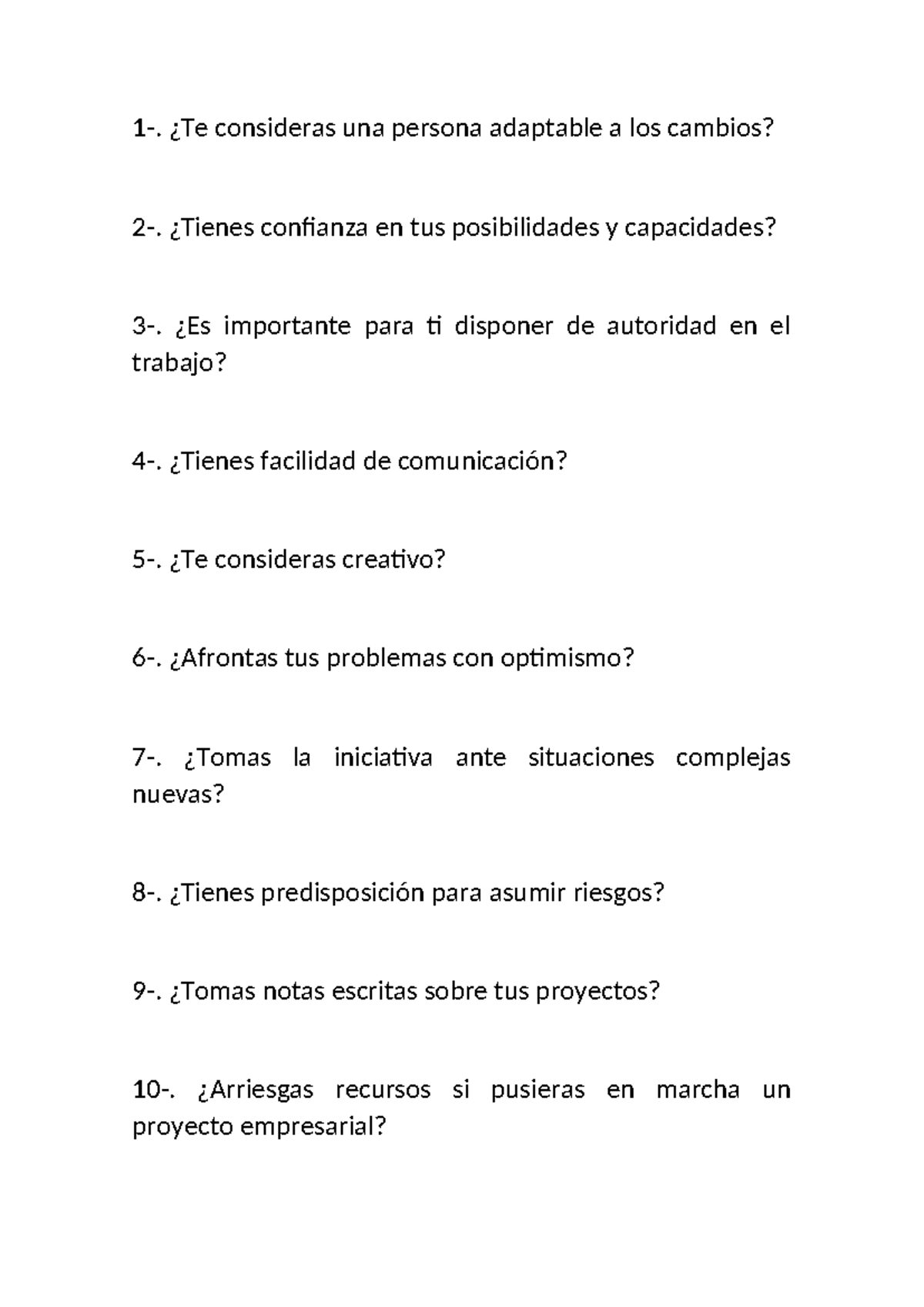 Cuestionario 3 B: Adaptabilidad y Creatividad en Filosofía - Studocu