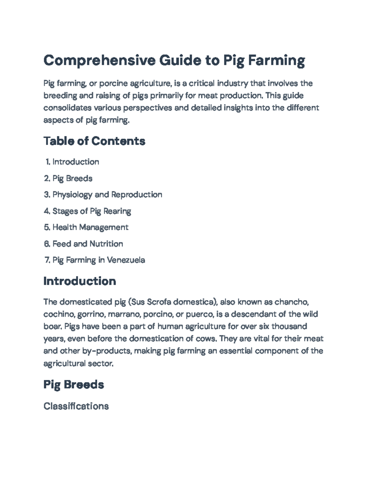 Comprehensive Guide to Pig Farming Techniques and Practices ...