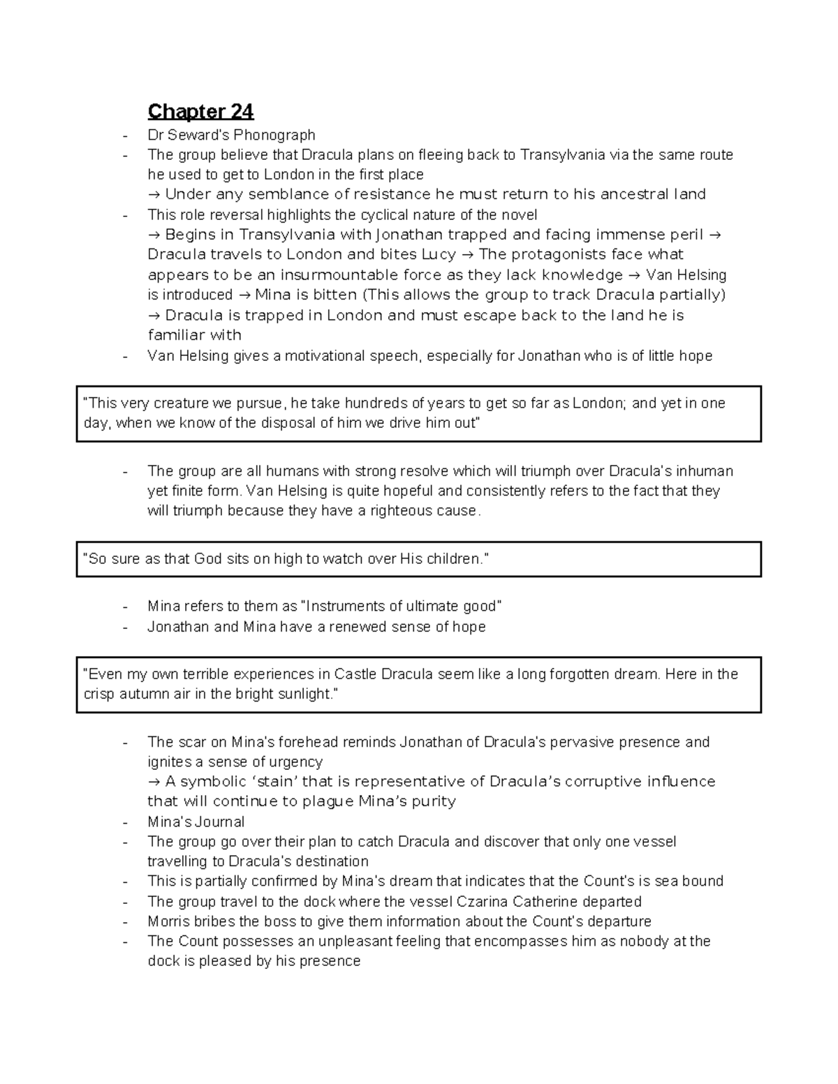 Dracula Chapters 24-27: The Pursuit of the Count and the Final ...