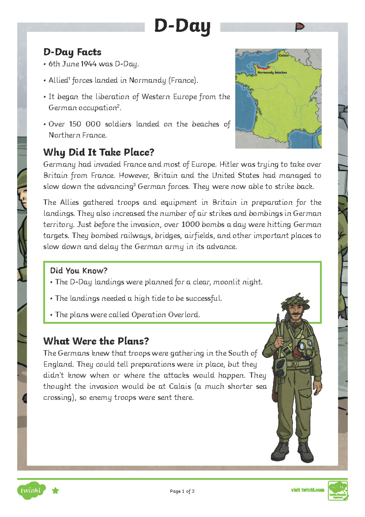 D-Day (Mod 2) - Key Facts and Insights on the Invasion of Normandy ...