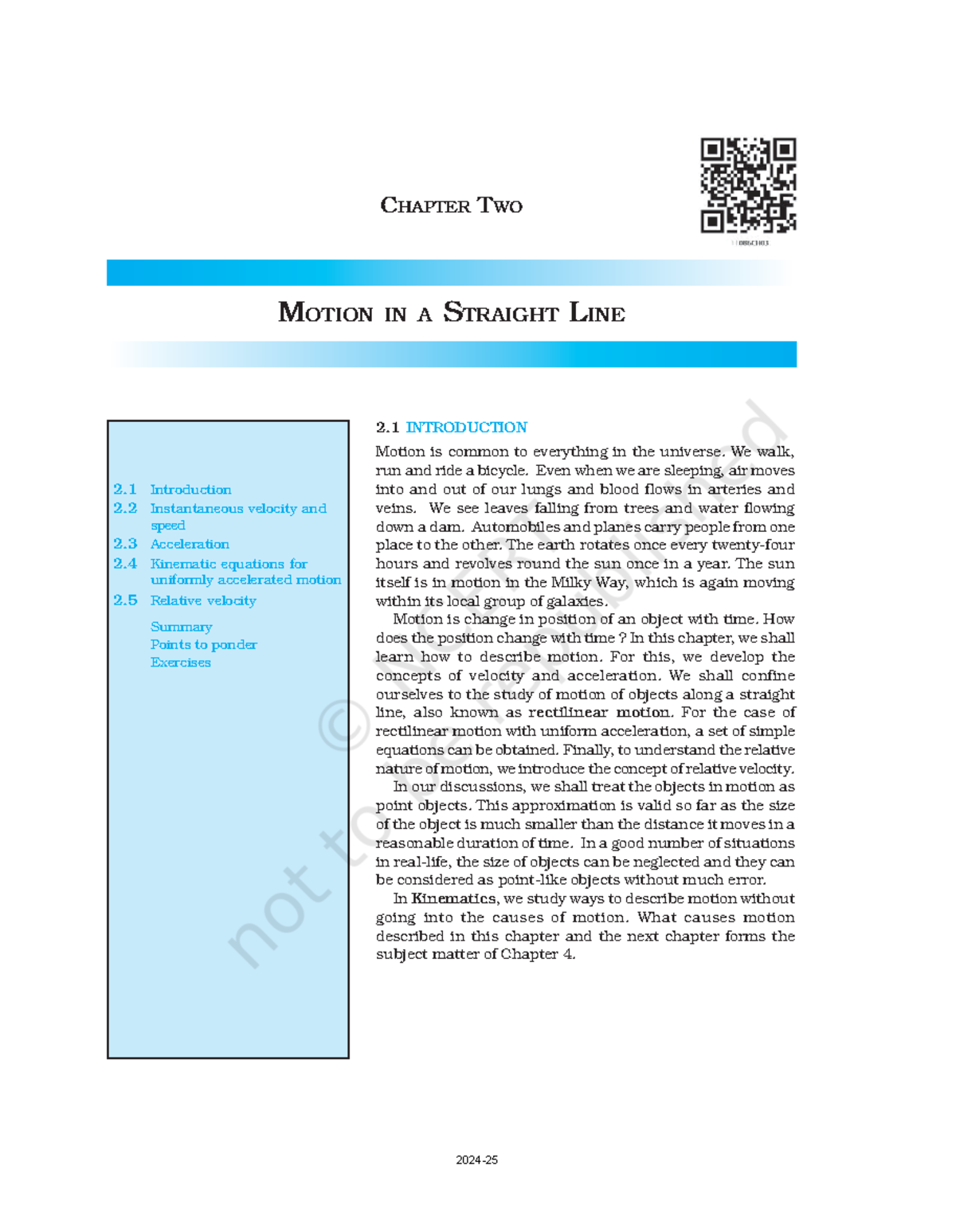 C2 Physics - Chapter 2: Motion in a Straight Line Overview - Studocu