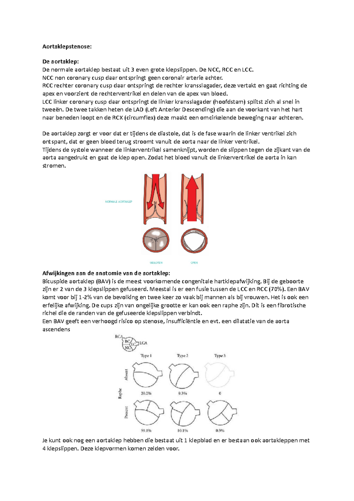 Aortaklepstenose: Anatomie, Diagnose en Behandeling van AS - Studeersnel