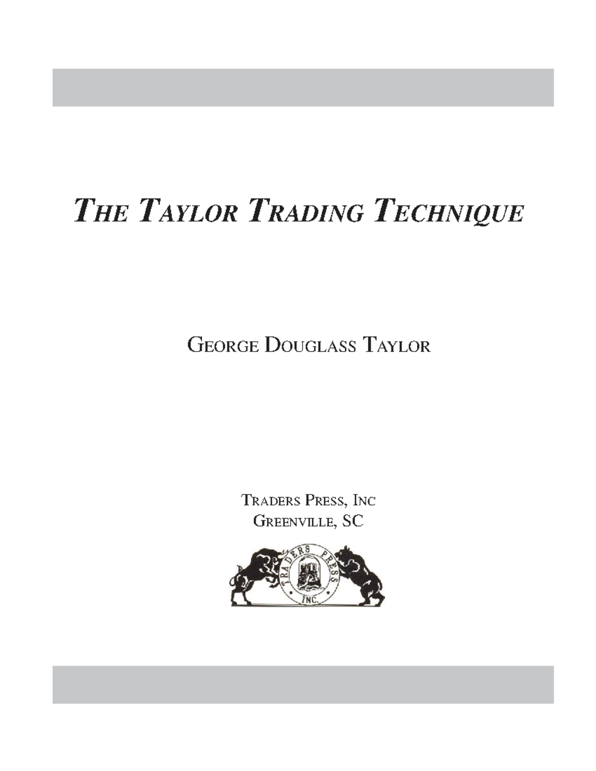 Taylor Trading Technique Overview and Insights - PDF Guide - Studocu