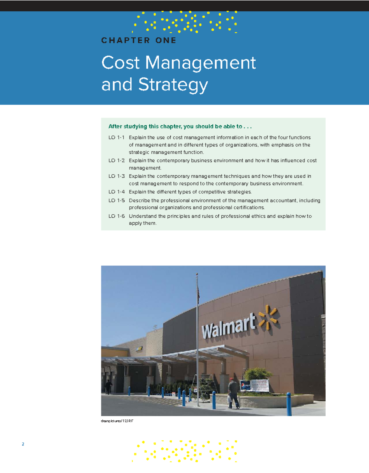 CHAPTER 1 Cost Management and Strategy: Key Concepts and Applications ...