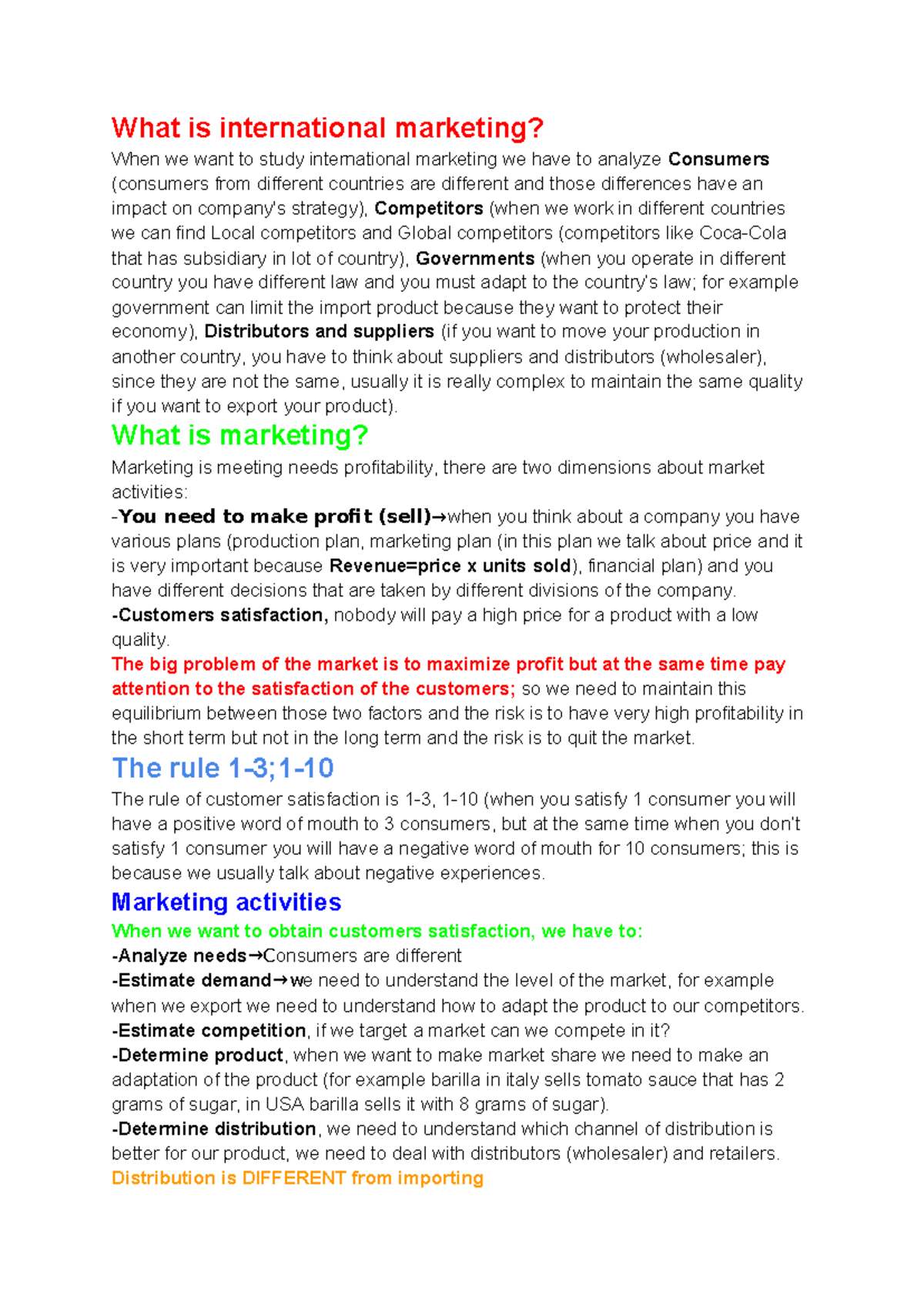 International Marketing: Understanding Global Strategies and Consumer ...