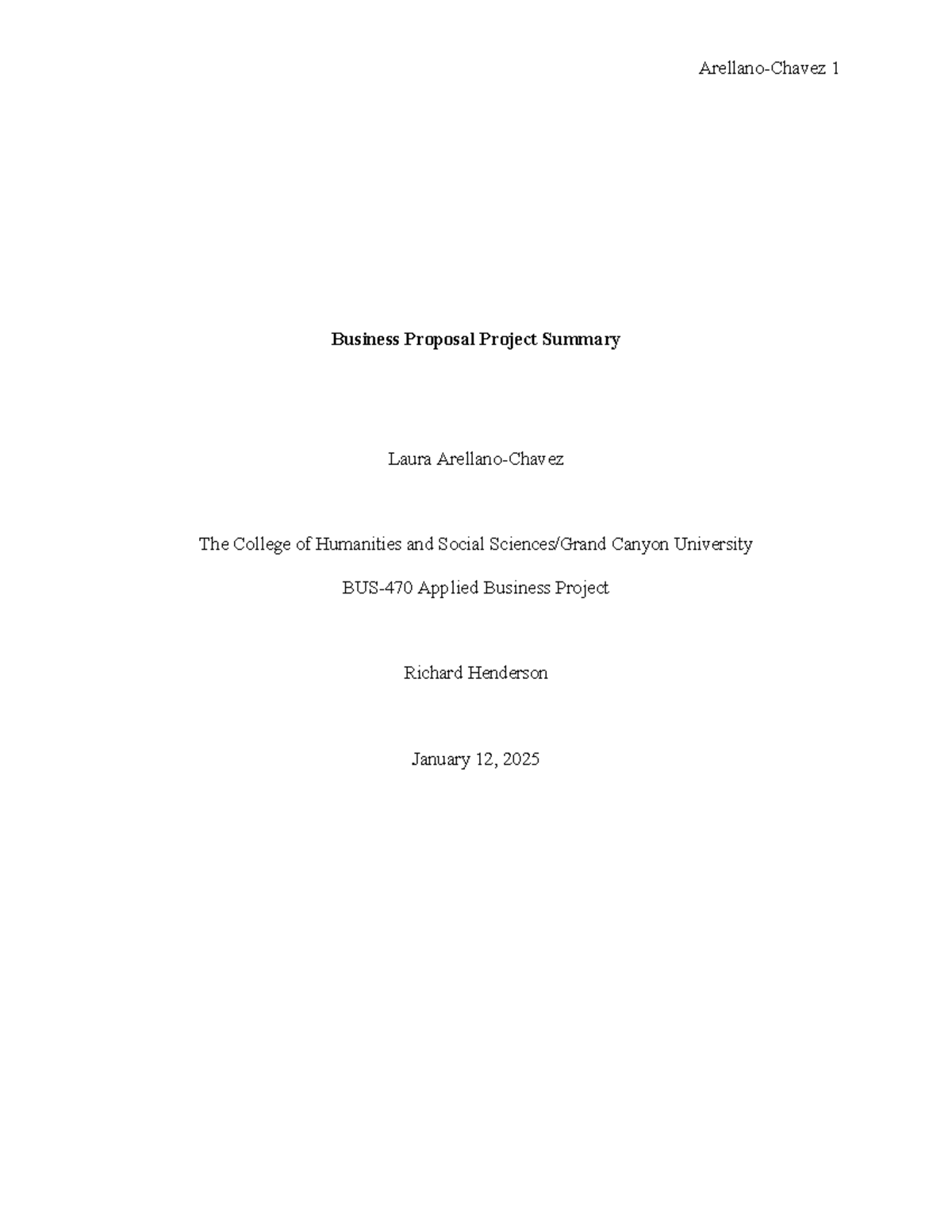 BUS-470 Business Proposal to Address Driver Turnover at Transdev - Studocu