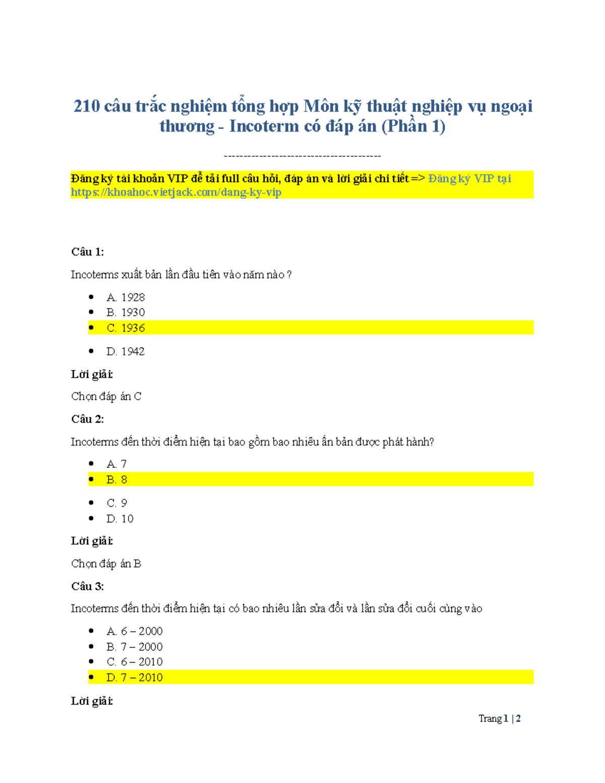 210-cau-trac-nghiem-tong-hop-mon-ky-thuat-nghiep-vu-ngoai-thuong-incoterm-co-dap-an-phan-1 2025 ...