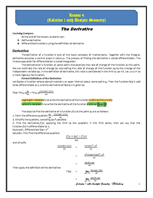 Math 5 Q4-M11: Organizing Data in Tables & Line Graphs - Studocu