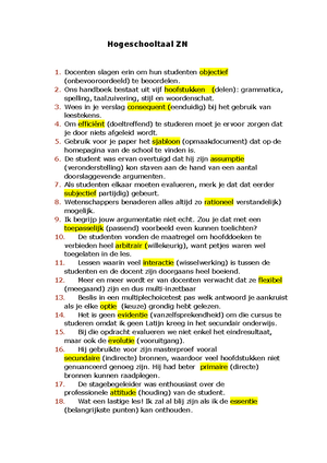 Tekst motivatie - Tekst motivatie Denk aan een situatie waarin je ...