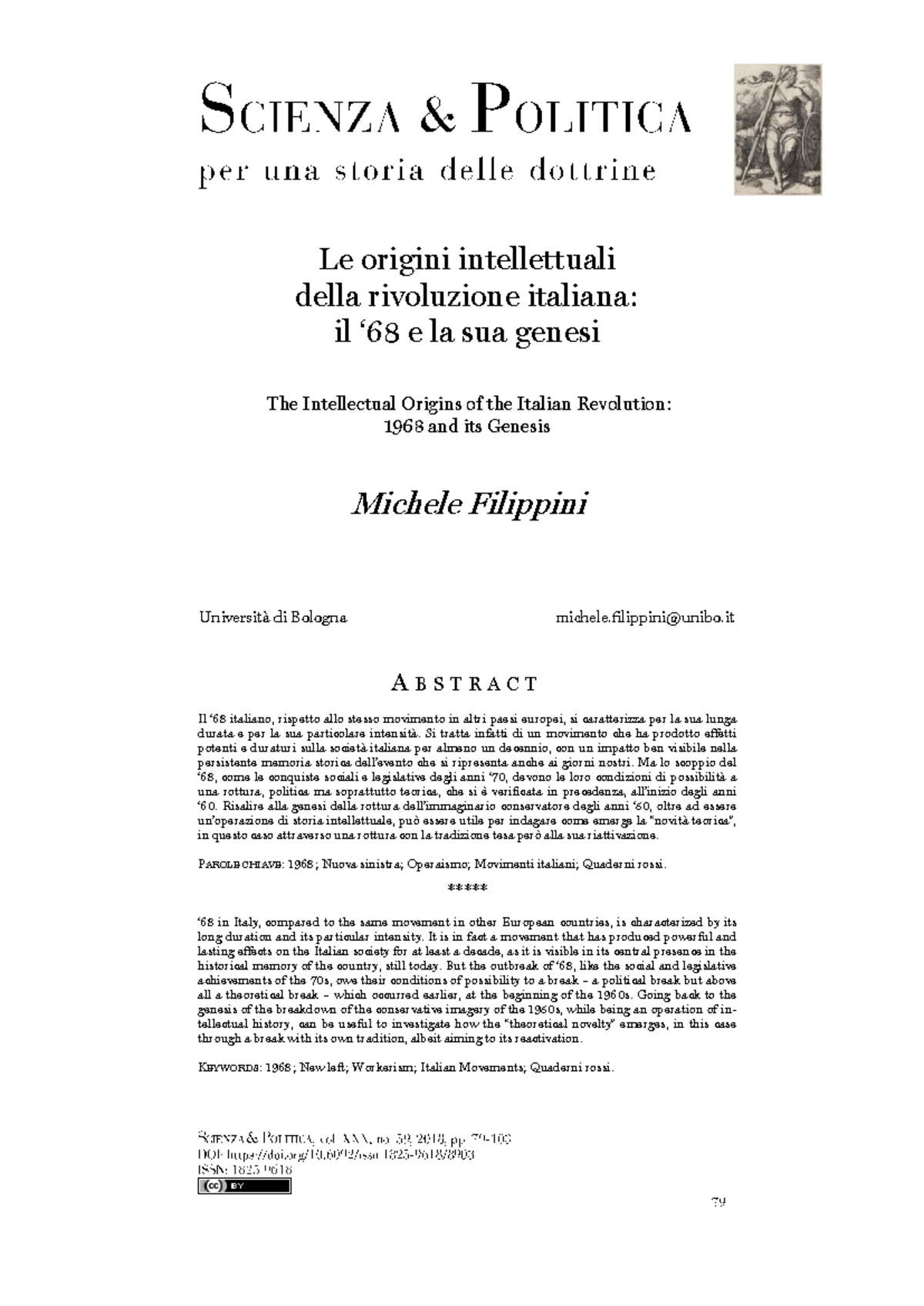 Le origini intellettuali della rivoluzione italiana: 1968 e la sua ...