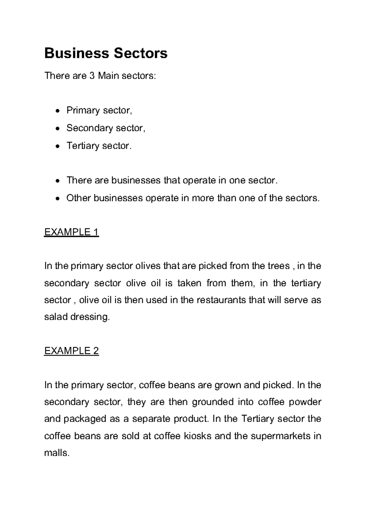 Business Sectors Overview: Primary, Secondary, and Tertiary Sectors ...