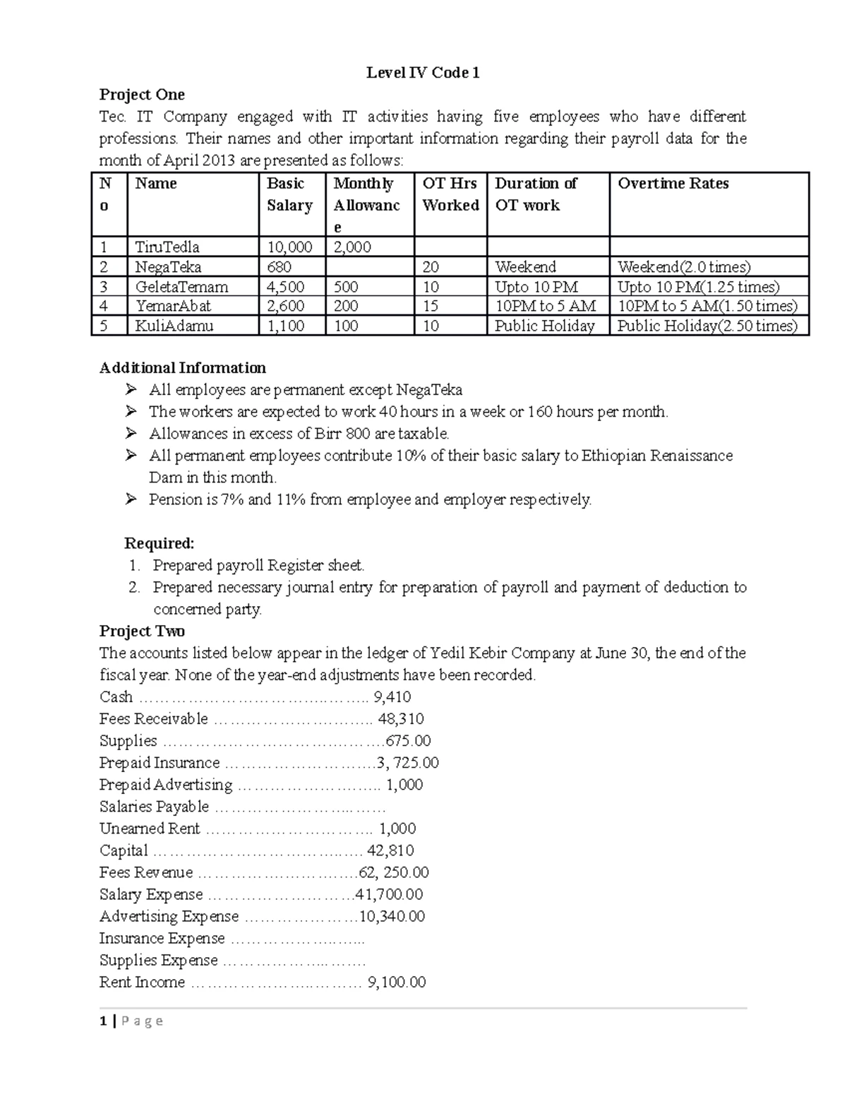 Coc exam level 4-2 - DATABASE LEVELL 4 COC THEORY QUESTION 1. A logical ...