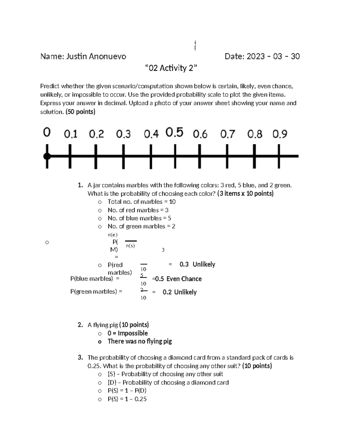 02 Activity 2 - Probability Scenarios and Computations - Studocu