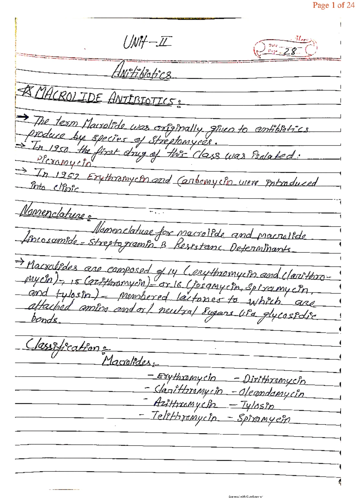 UNIT 2 HAP Imperfect Pharmacy 1 - Bachelor of pharmacy - Studocu