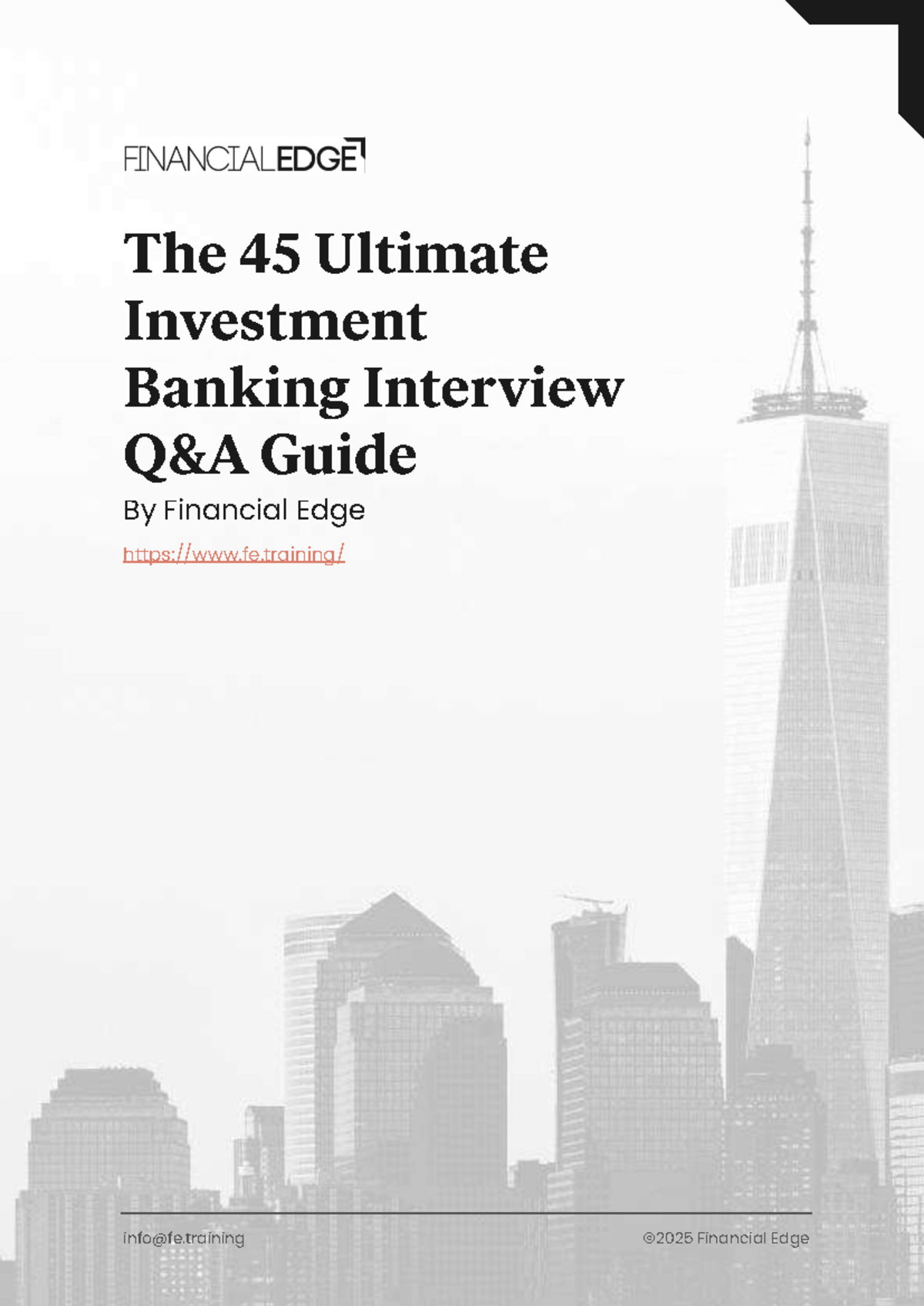 Os9xxcs9 The 45 Essential Investment Banking Interview Q&A Guide - Studocu