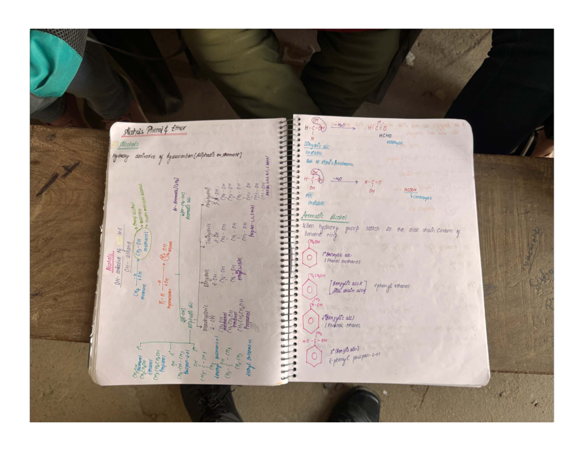Alcohols and Phenols: Comprehensive Study Notes for CHEM 101 - Studocu