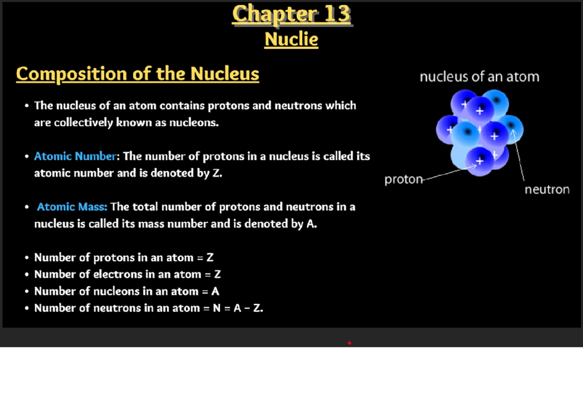 Chapter 13: Nucleus Composition and Nuclear Reactions (ITA) - Studocu