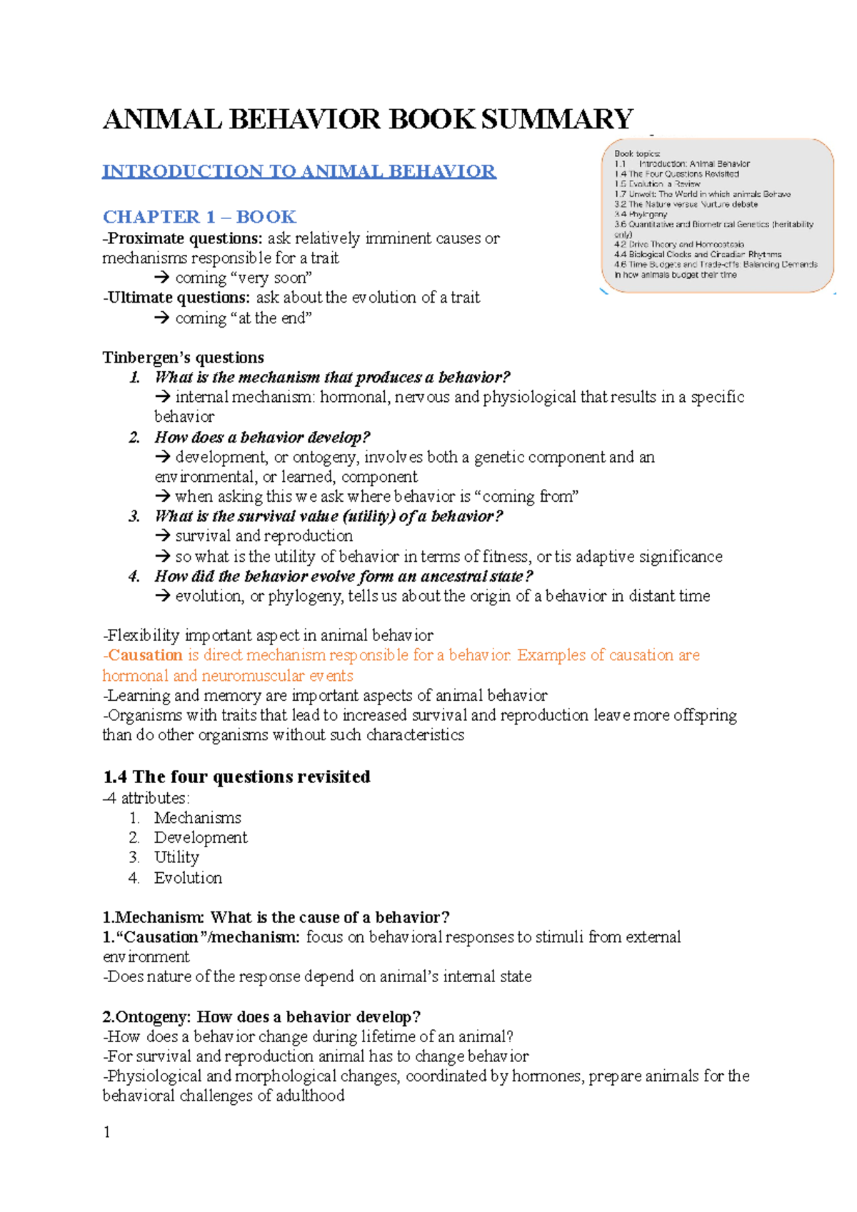 Animal Behavior 101: Comprehensive Book Summary & Key Concepts ...